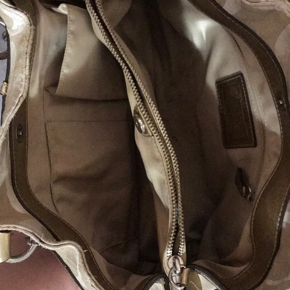 Coach | Bags | Small Gold Coach Monogram Bag | Poshmark